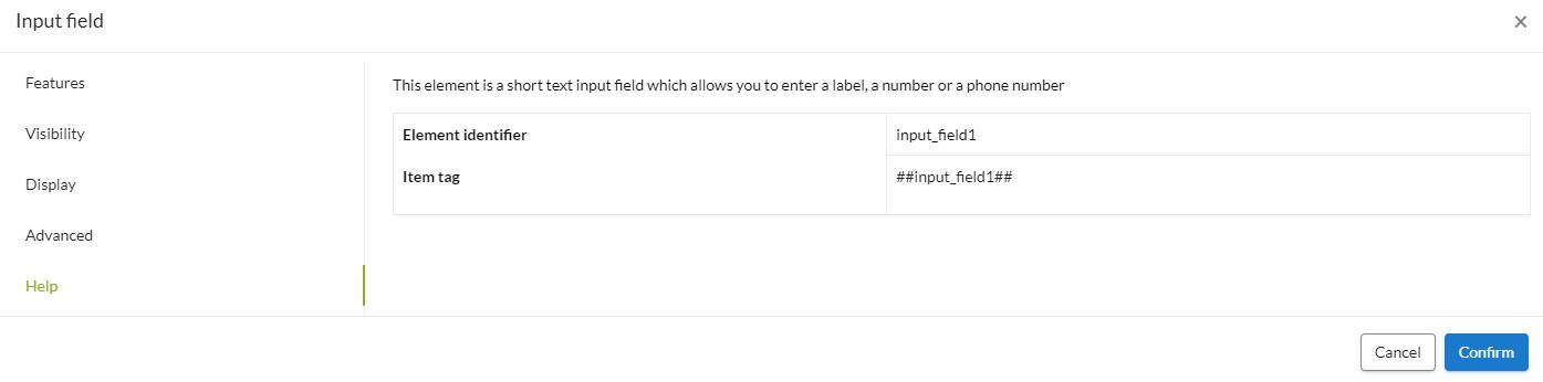 Understanding and using the Input Field